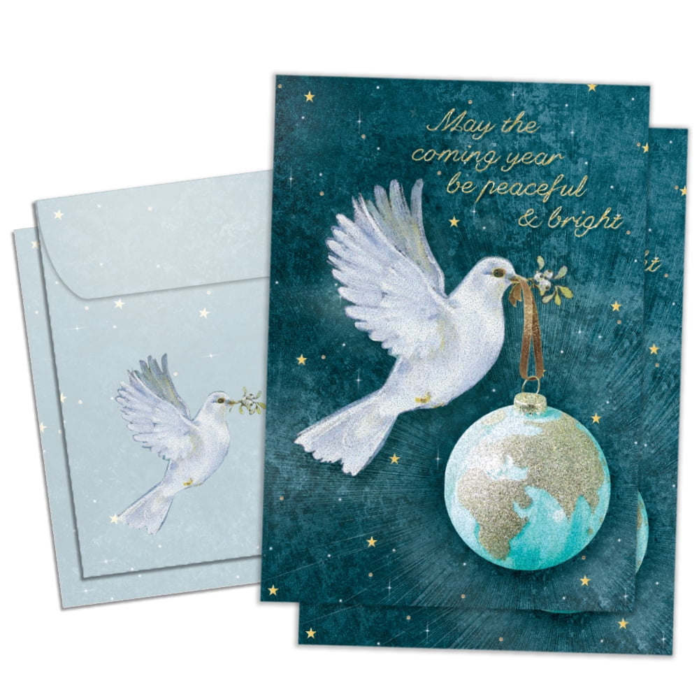 Tree-Free Greetings New Year Greeting Card 2 Pack, 100% Recycled Paper ...