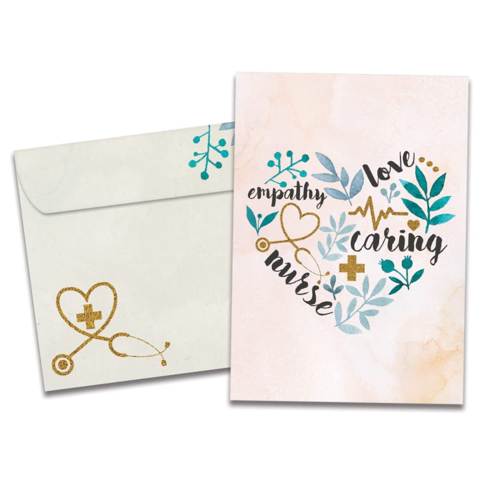 Tree-Free Greetings Nurse Appreciation Single 5"x7" Greeting Card with ...