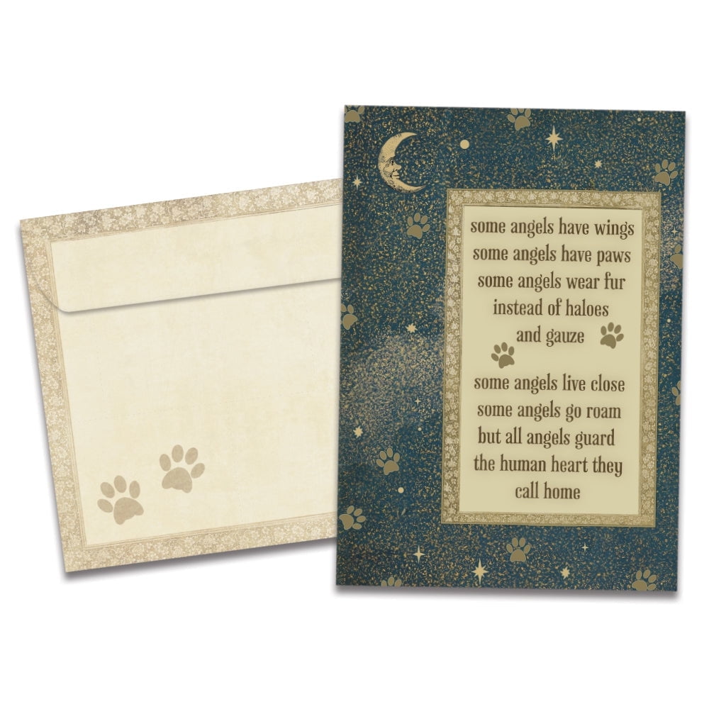 Tree-Free Greetings Pet Sympathy Greeting Card, 5x7, Pet Angels ...
