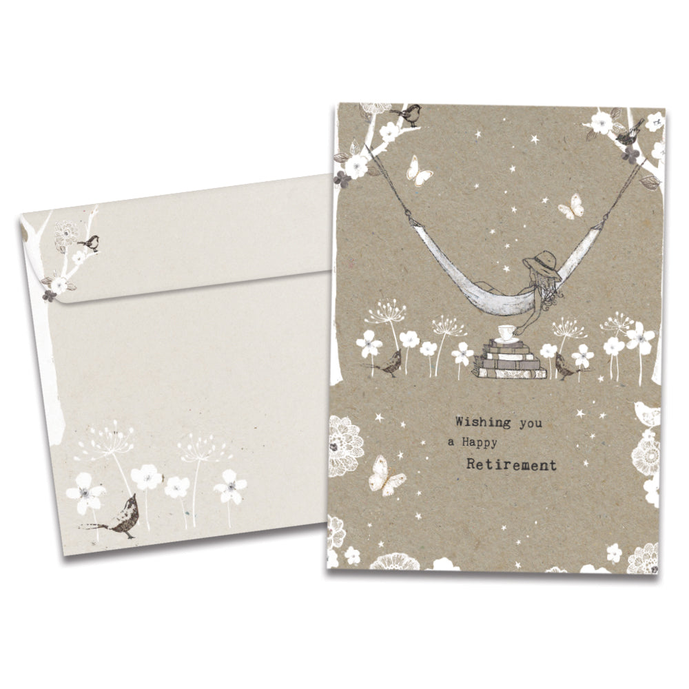Tree-Free Greetings Eco-Friendly Retirement Card, 5x7, 100% Recycled ...