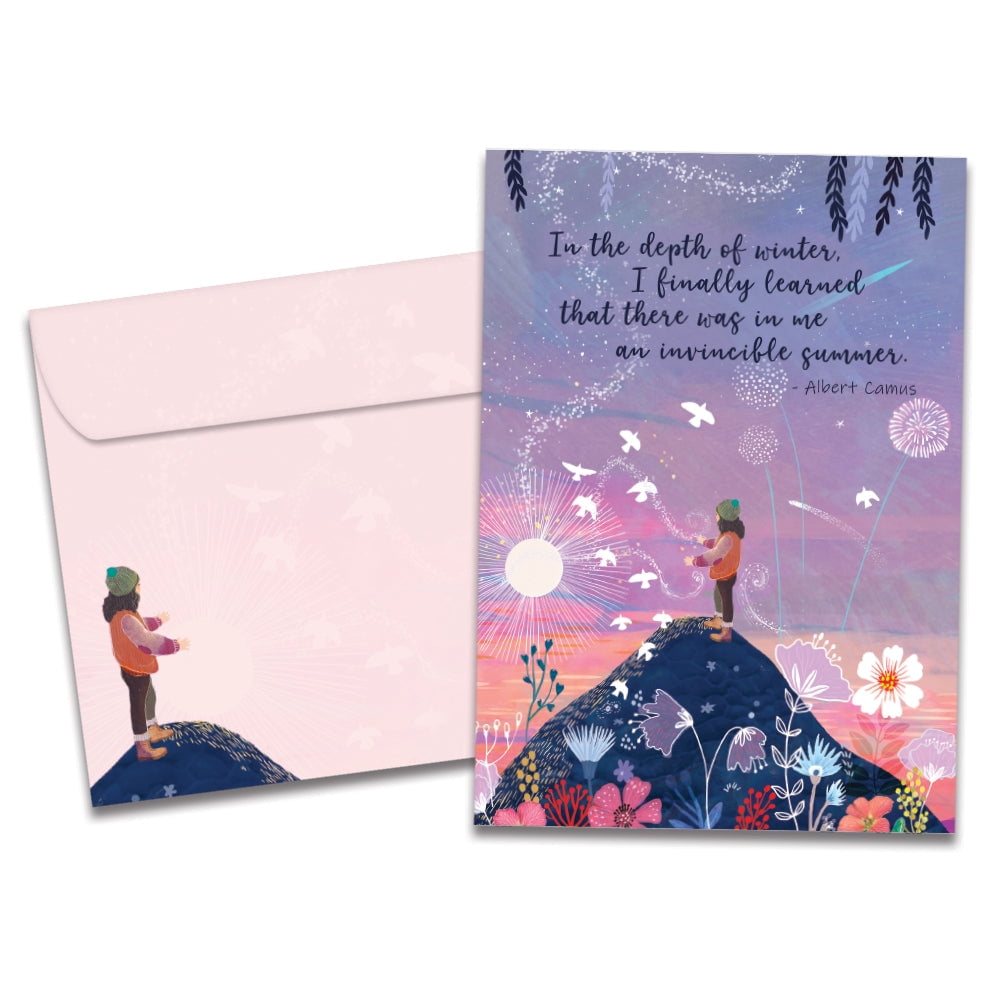 Tree-Free Greetings Solstice Greeting Card, 100% Recycled Paper, 5x7 ...