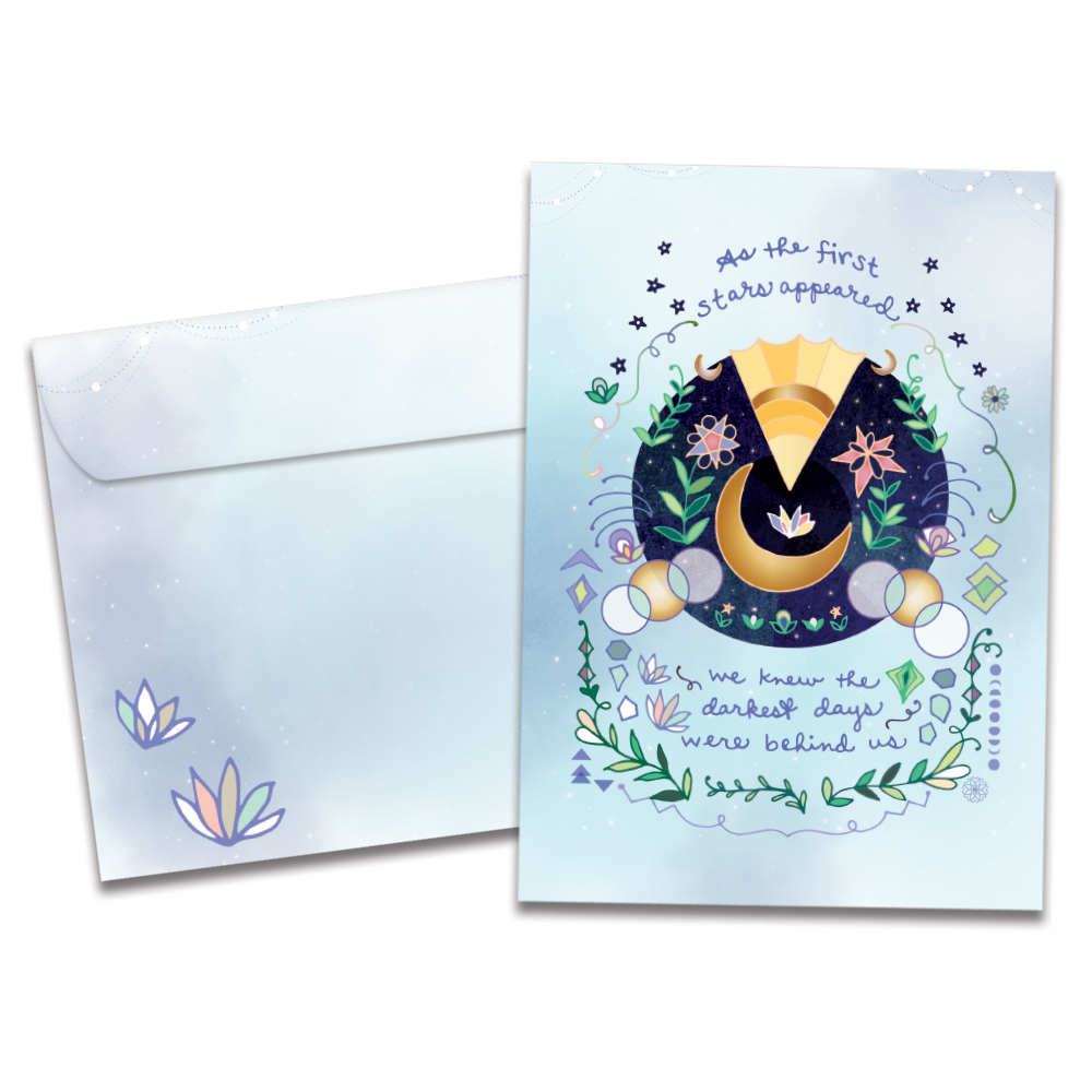 Tree-Free Greetings Solstice Greeting Card, 100% Recycled Paper, 5x7 ...