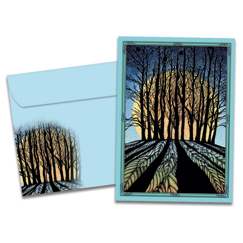 Tree-Free Greetings Solstice Greeting Card, 100% Recycled Paper, 5x7 ...