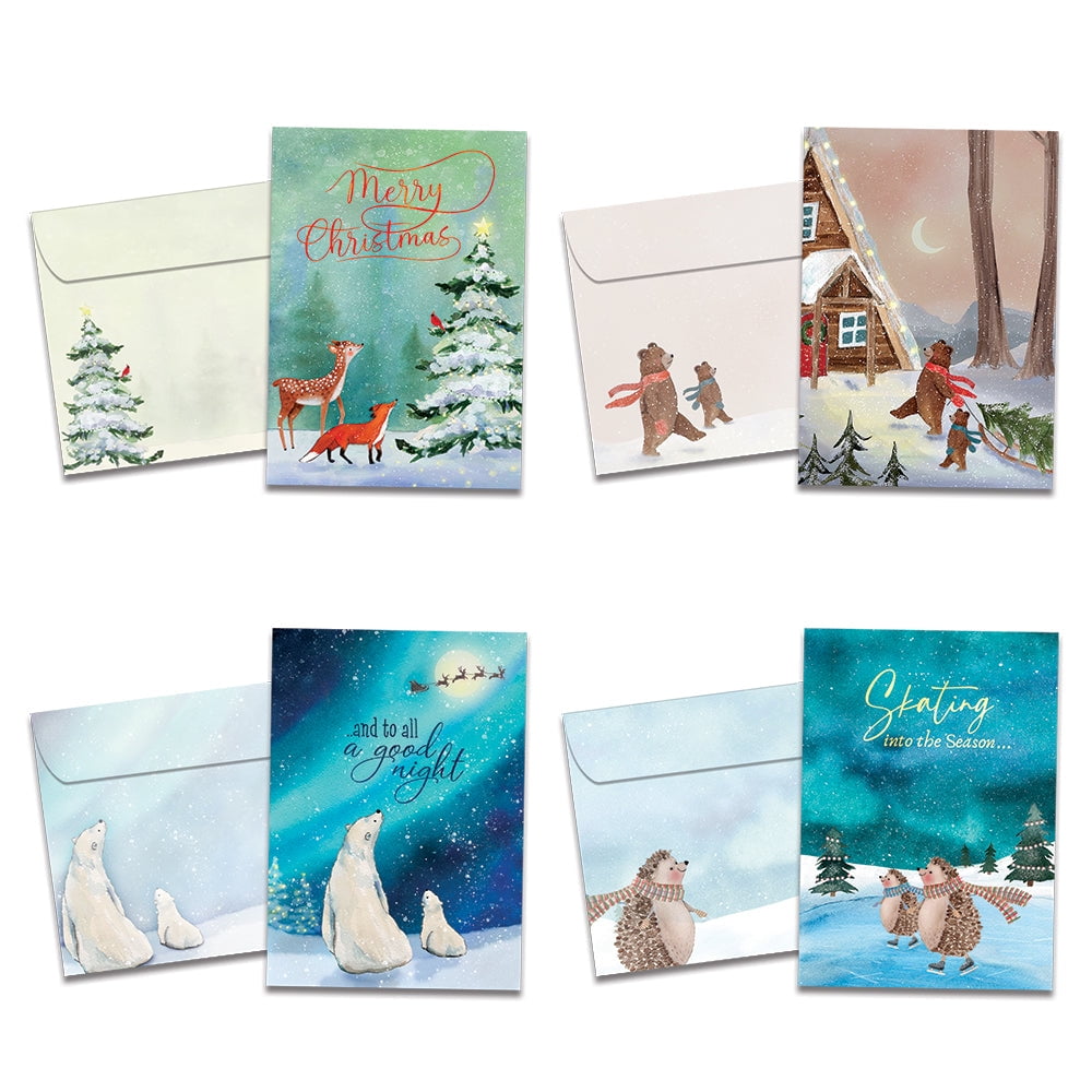 Tree-Free Greetings Solstice Greeting Card 16 Pack, 5 x 7, Joyful Dance ...