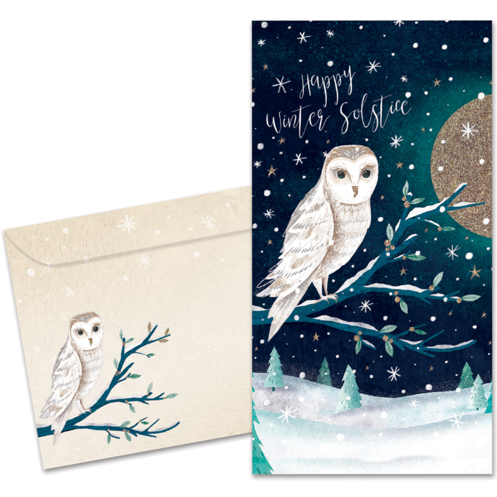 Tree-Free Greetings Solstice Greeting Card 2 Pack, 100% Recycled Paper ...