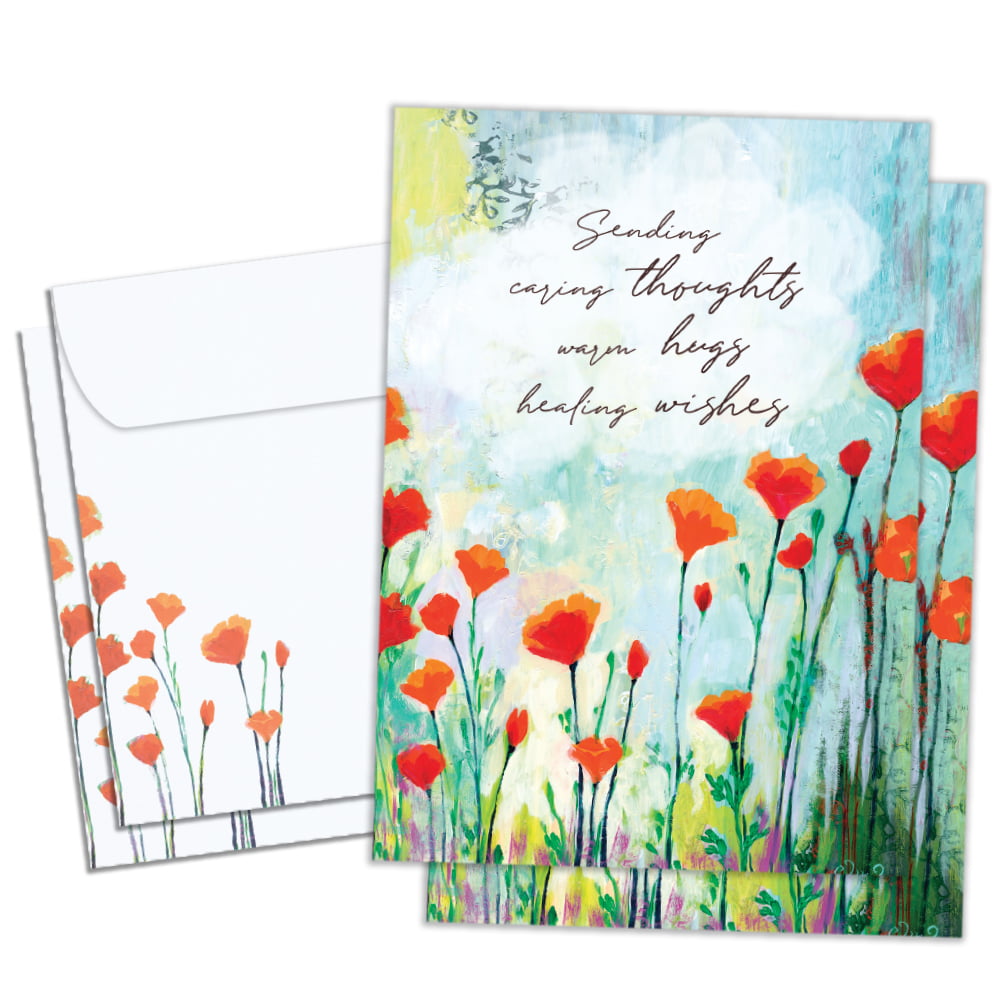 Tree-Free Greetings Support Greeting Card 2 Pack, 5x7, Caring Thoughts ...