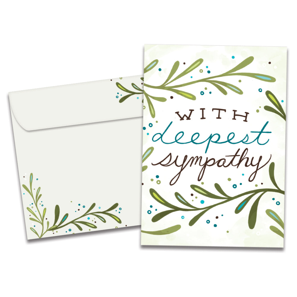 Tree-Free Greetings Sympathy Greeting Card, 100% Recycled Paper, 5 x 7 ...