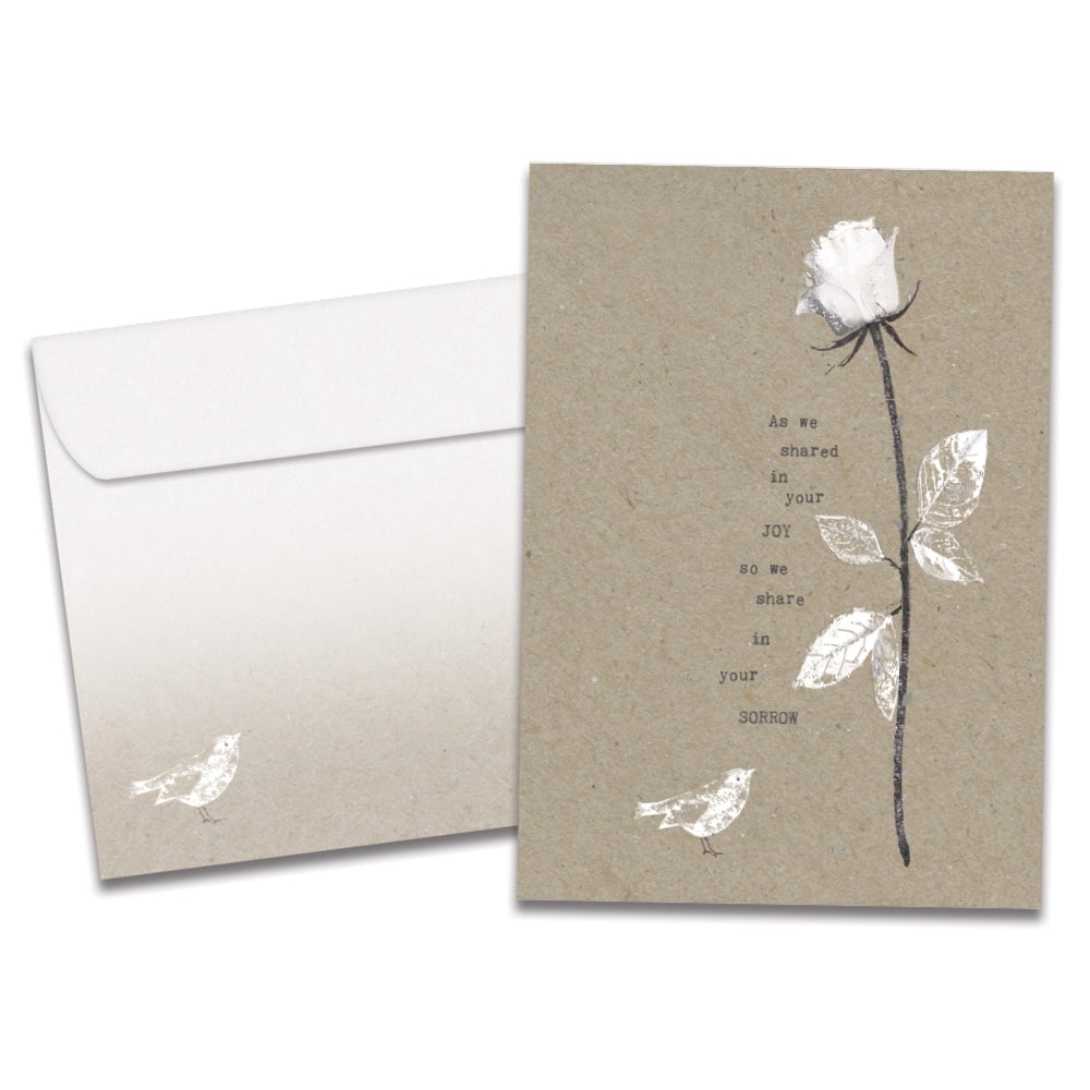 Tree-Free Greetings Sympathy Greeting Card, 100% Recycled Paper, 5 x 7 ...