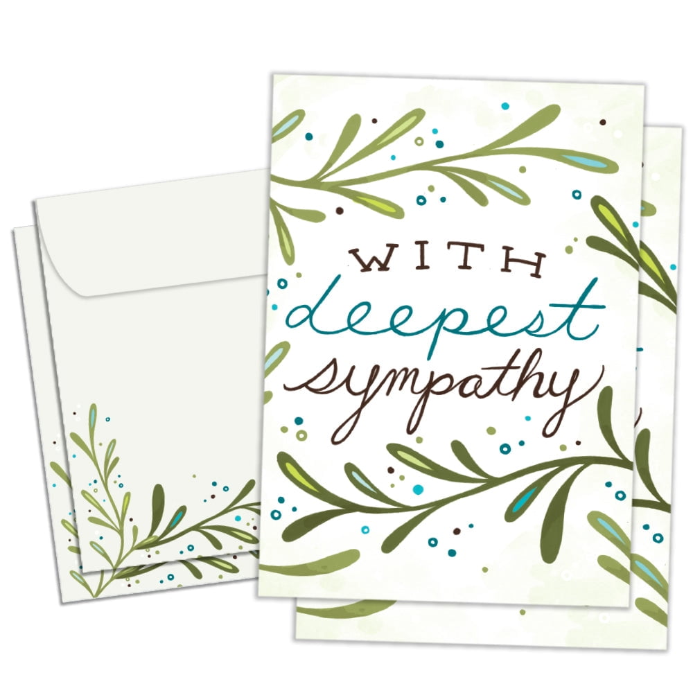 Tree-Free Greetings Sympathy Greeting Card 2 Pack, 100% Recycled Paper ...