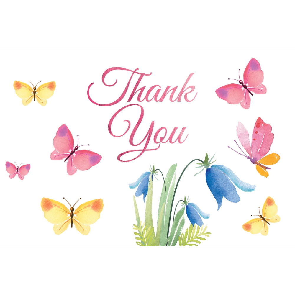 Tree-Free Greetings Thank You Greeting Card 12 Pack, 4x6, Spring ...