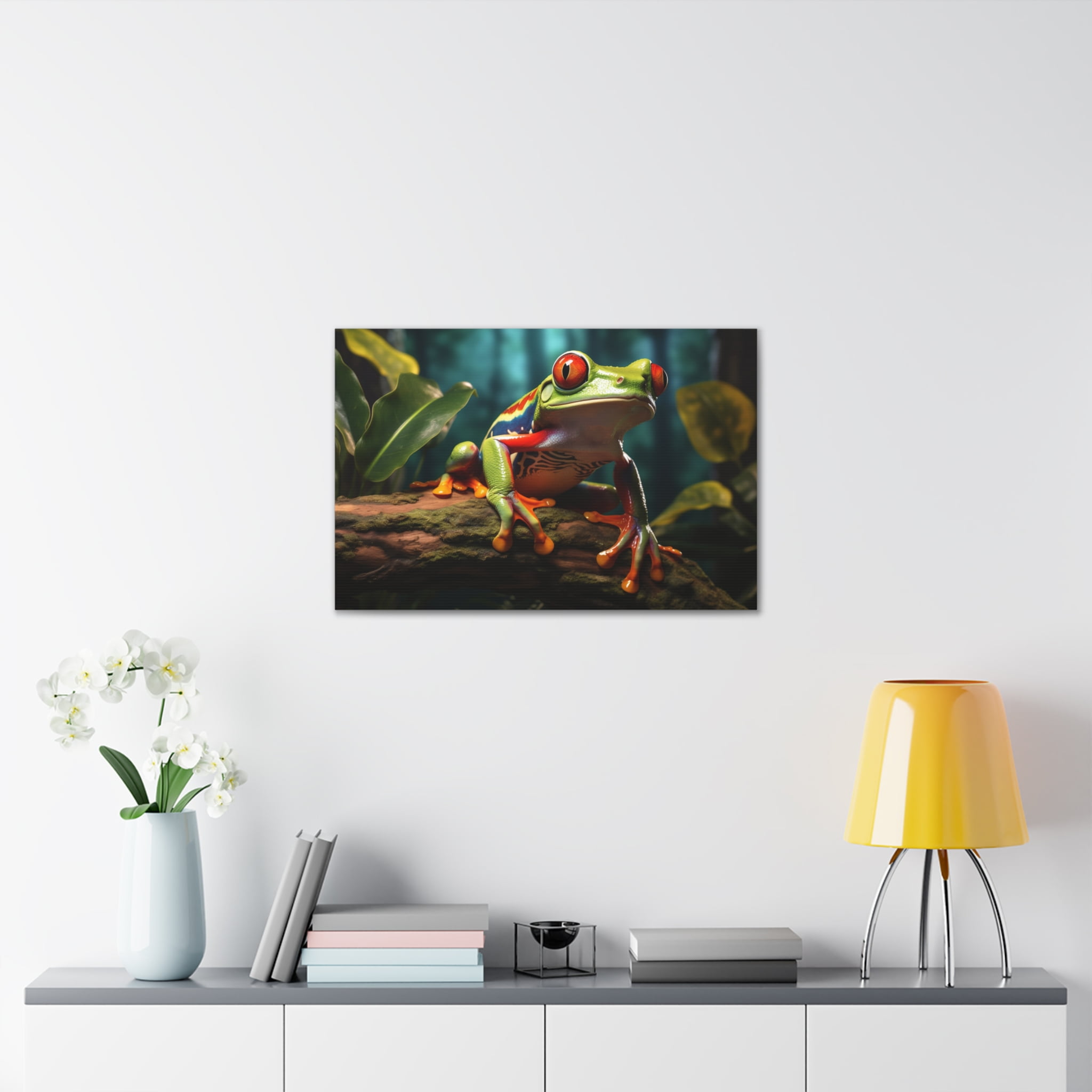 Tree Frog Canvas Gallery Wraps Rainforest Amazon Rain Forest - Walmart.com