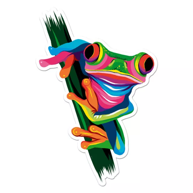 Tree Frog Sticker Phone Decal Water Bottle Stickers Car Decals, Laptop ...