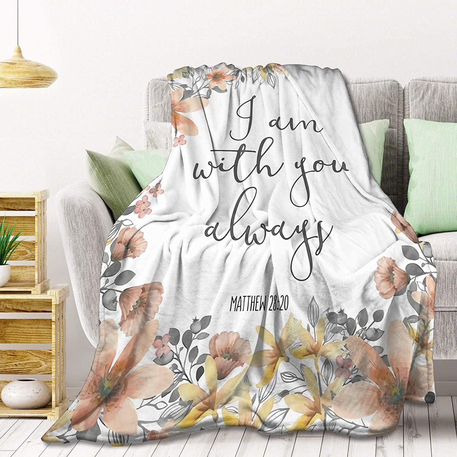Tree Healing Scripture Bible Verse Fleece Throw Sympathy Prayer Blanket ...