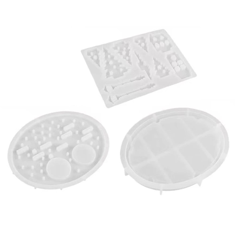Tree House Street Lamp Candle Holder Silicone Molds Epoxy Resin Pouring ...