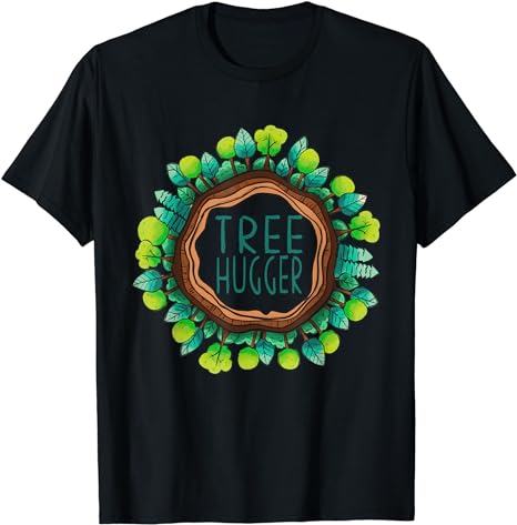 Tree Hugger Earth Day 2023 Tree Rings Trees Circle T-Shirt - Walmart.com
