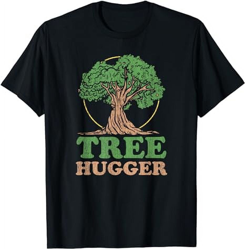 Tree Hugger Retro Vintage Environmental Nature Lover T-Shirt - Walmart.com