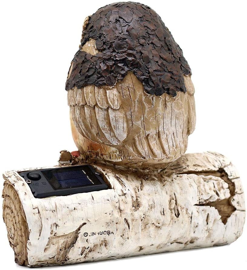 Tree Hugger Statues Fake Owl Garden Decor, Polyresin Outdoor Whimsical ...