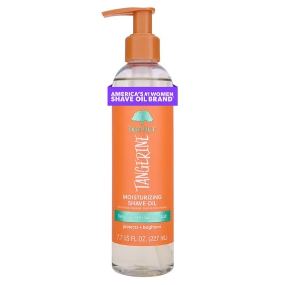 Tree Hut Moisturizing Shave Oil Tangerine 7.7 oz with Vitamin E and ...