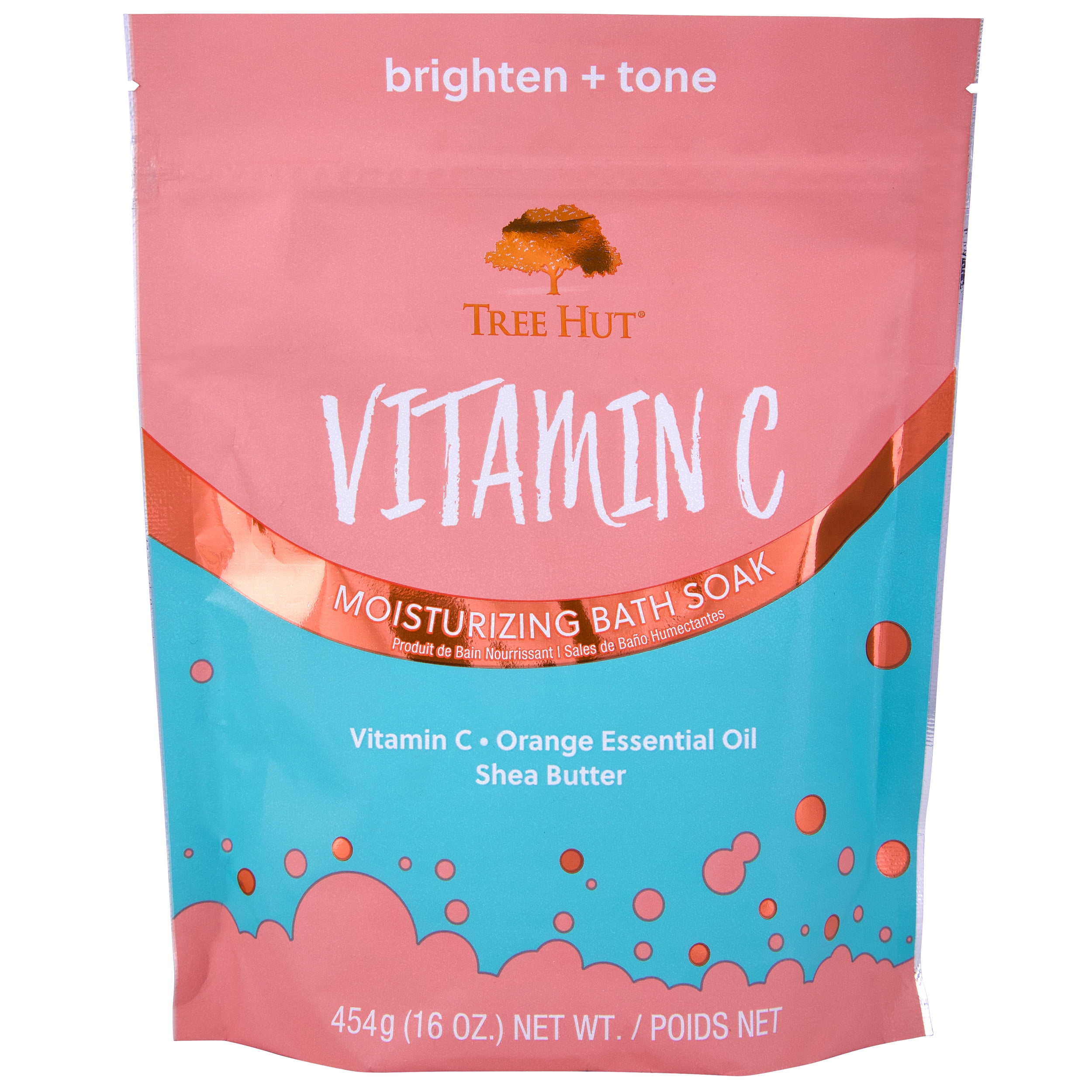 Tree Hut Brightening Bath Soak Vitamin C, 16 oz - Walmart.com