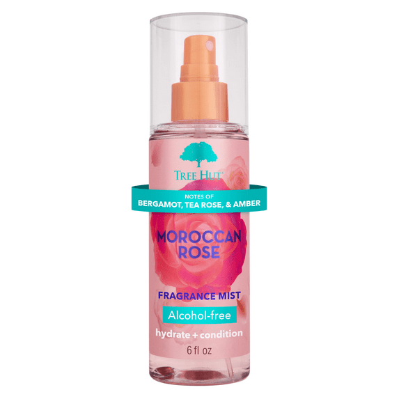 Tree Hut Moroccan Rose Hydrating and Conditioning Fragrance Mist, 6 fl ...