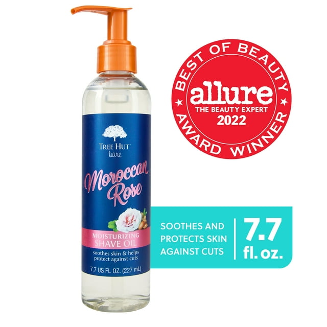 Tree Hut Moroccan Rose Moisturizing Shave Oil, 7.7oz - Walmart.com