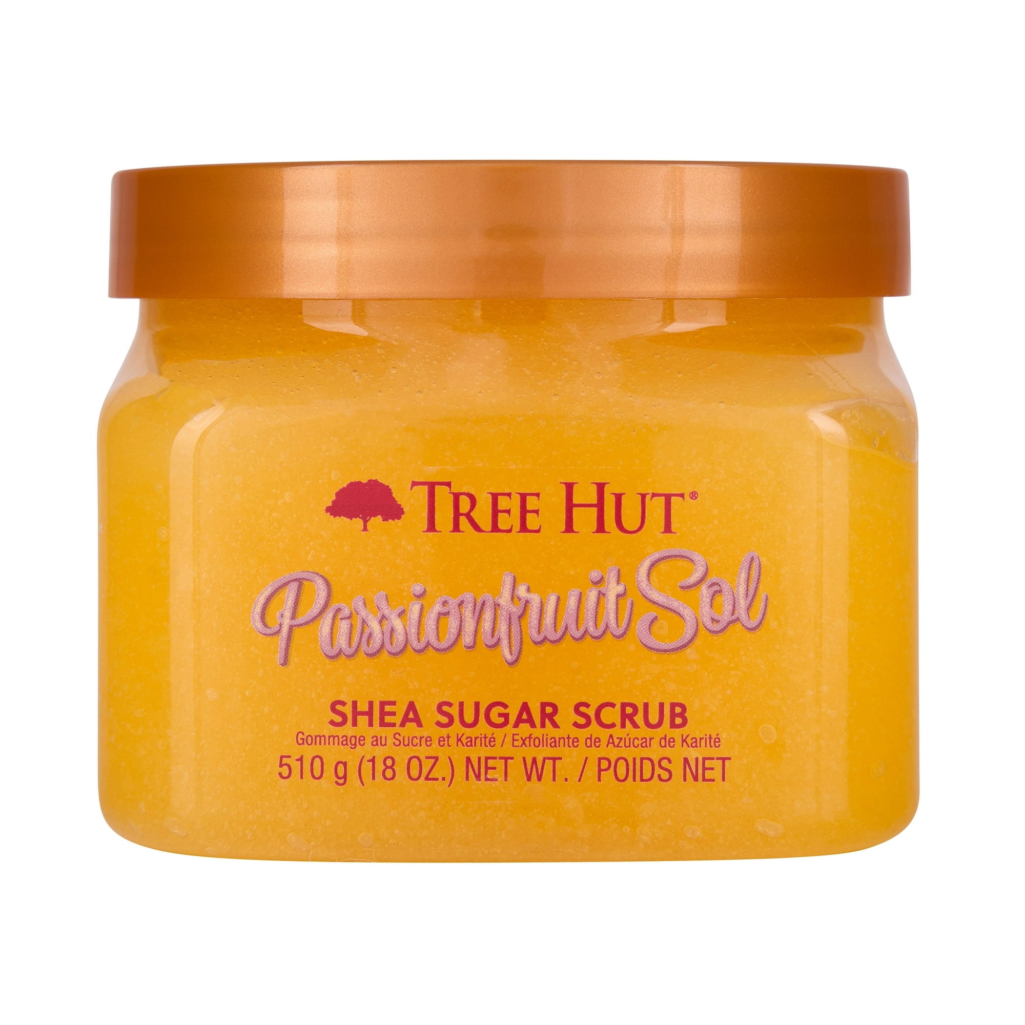 Tree Hut Passionfruit Sol Shea Butter Sugar Body Scrub, 18 oz (2 pack ...