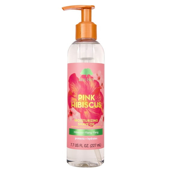 Tree Hut Bare Pink Hibiscus Moisturizing Shave Oil 7.7oz Gel-to-Oil ...