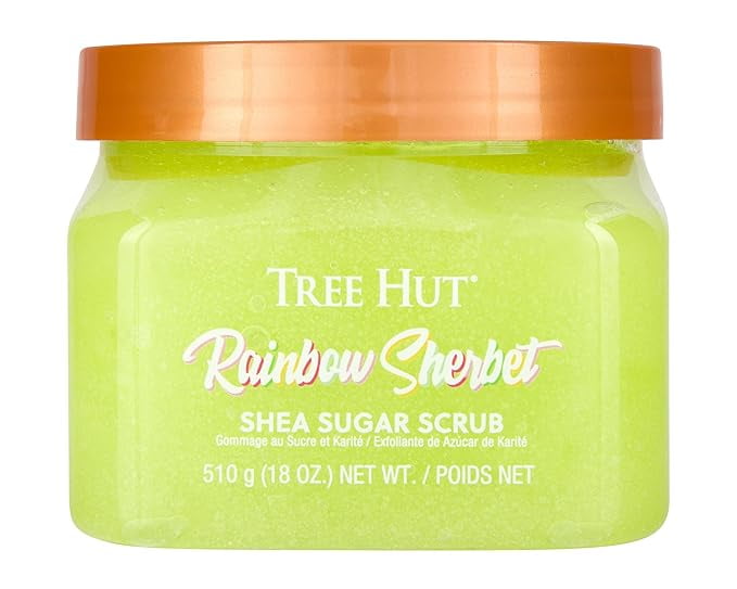 Tree Hut Rainbow Sherbet Shea Sugar Scrub | Exfoliating Body Scrub ...
