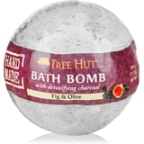 Tree Hut Shea Detoxifying Bath Bomb with Charcoal Fig & Olive, 7.2oz ...