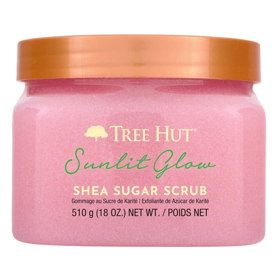 Tree Hut Sunlit Glow Shea Butter Sugar Body Scrub, 18 oz - Walmart.com