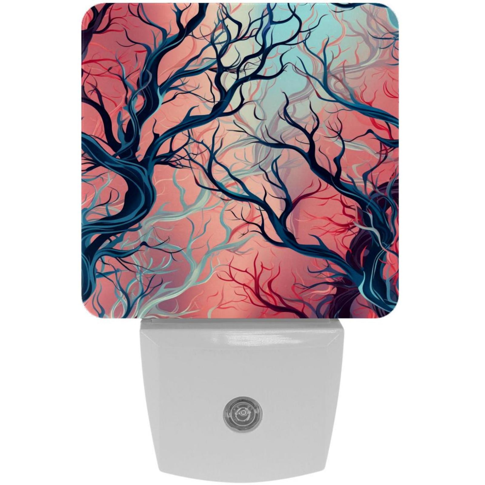 Tree LED Square Night Lights - Stylish and Energy-Efficient Room ...