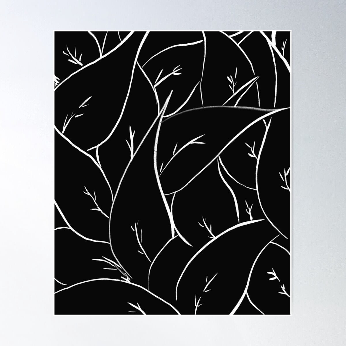 Tree Leave Pattern Tree Leaves Forest Forests Lifetime Nature Poster ...