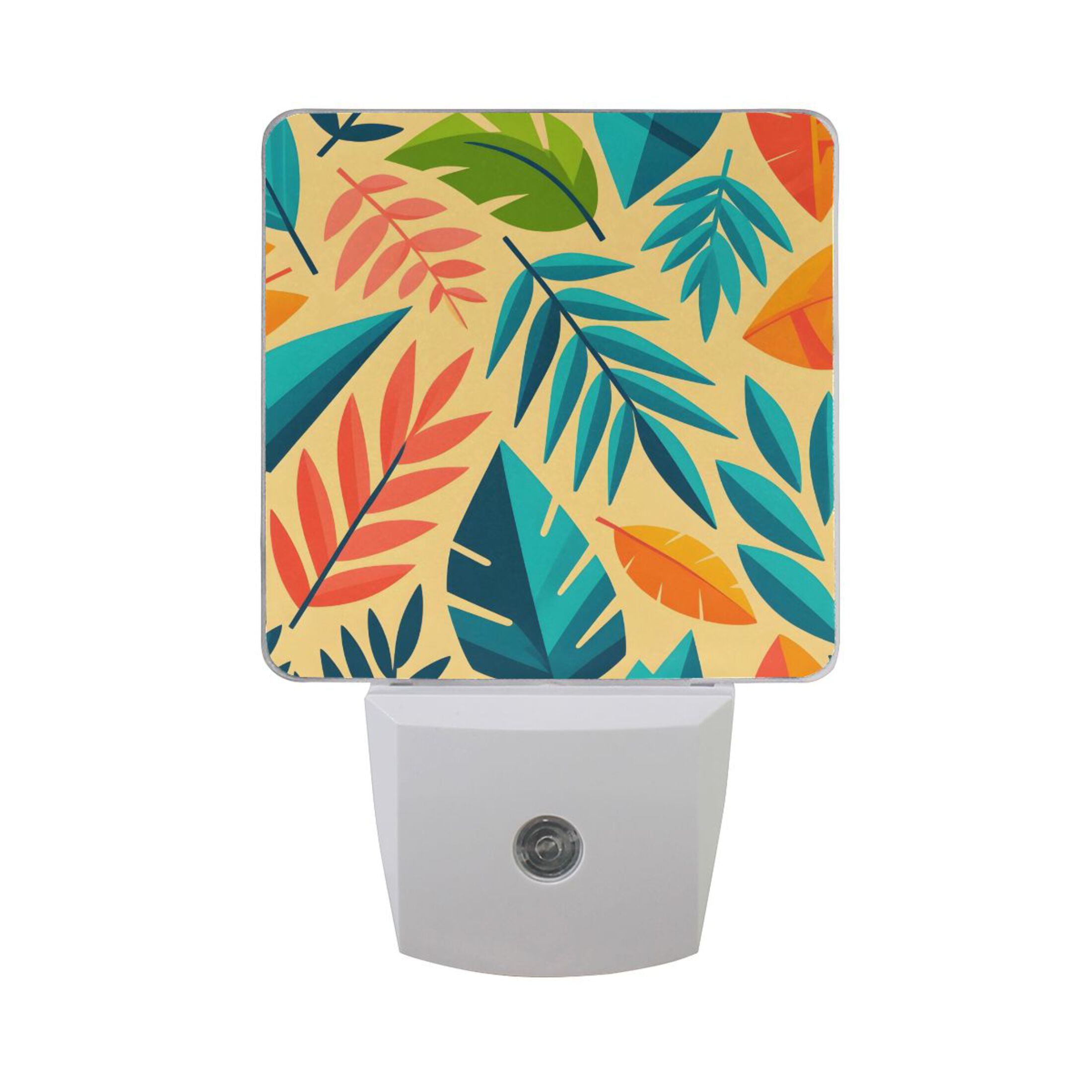 Tree Leaves Night Light 2 Pack LED Nightlight Plug into Wall Dusk to ...