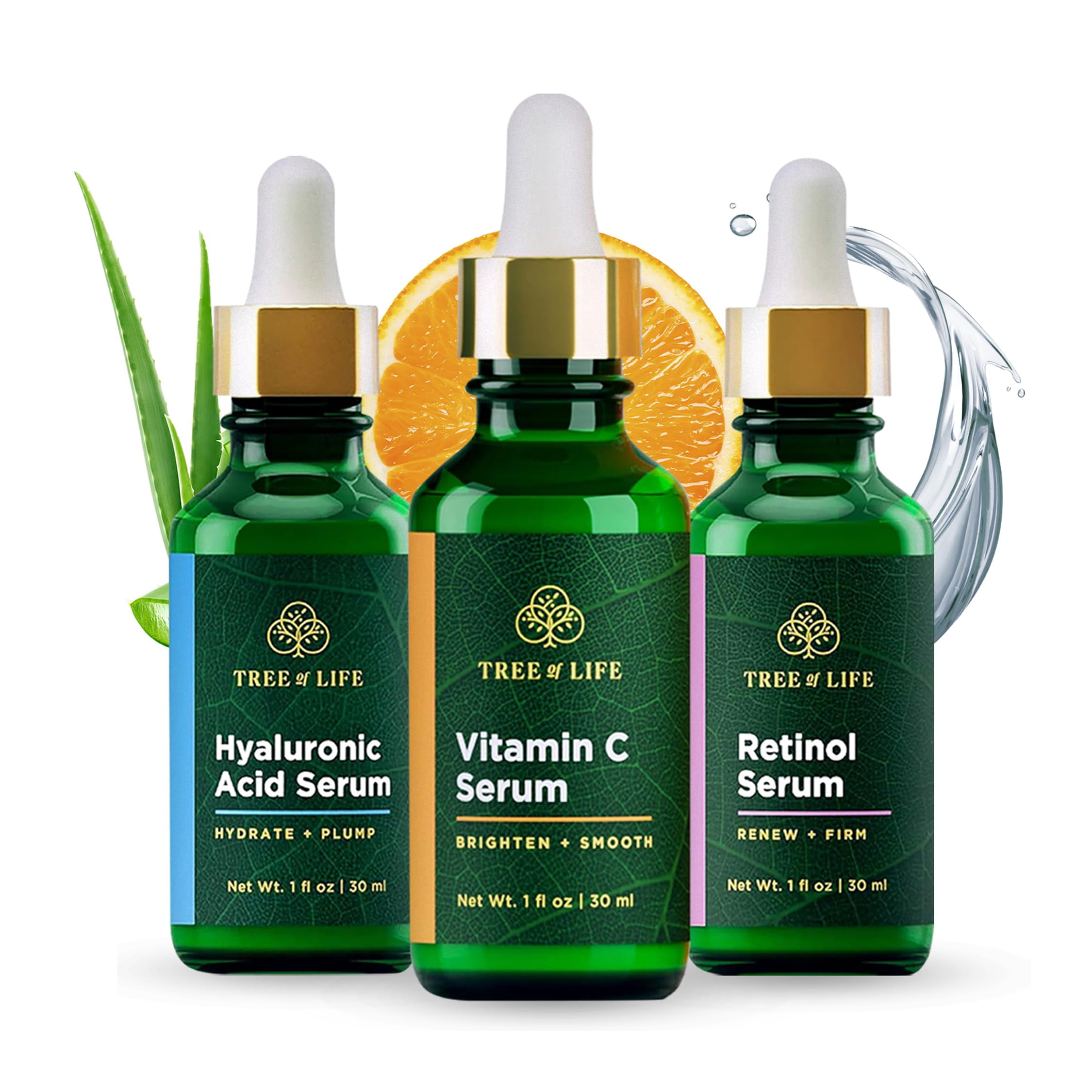 Tree of Life Beauty Facial Skin Care Set, Brightening, Firming ...
