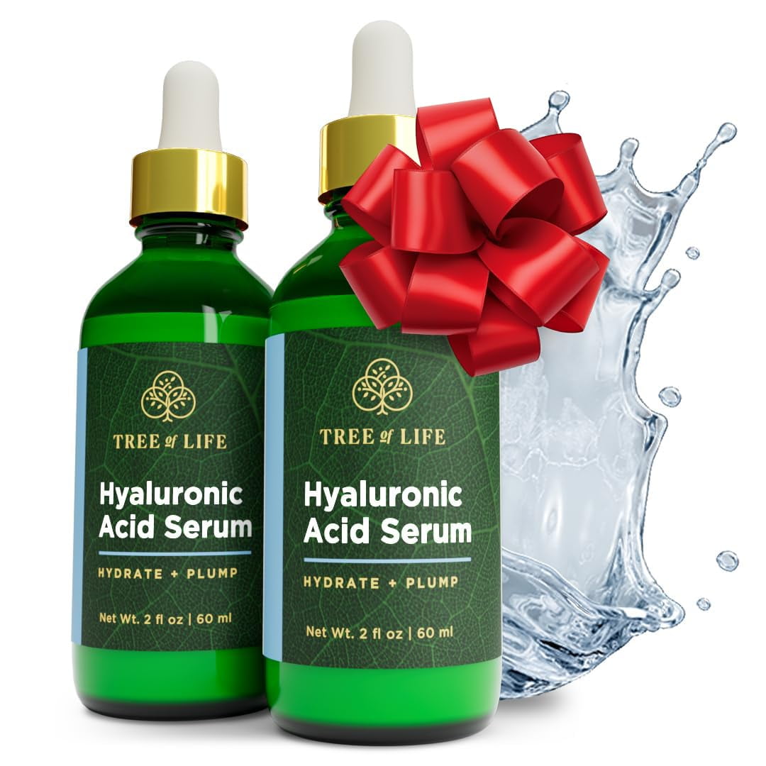Tree of Life Beauty IFF17 Hyaluronic Acid Serum, Brightening Face Oil ...