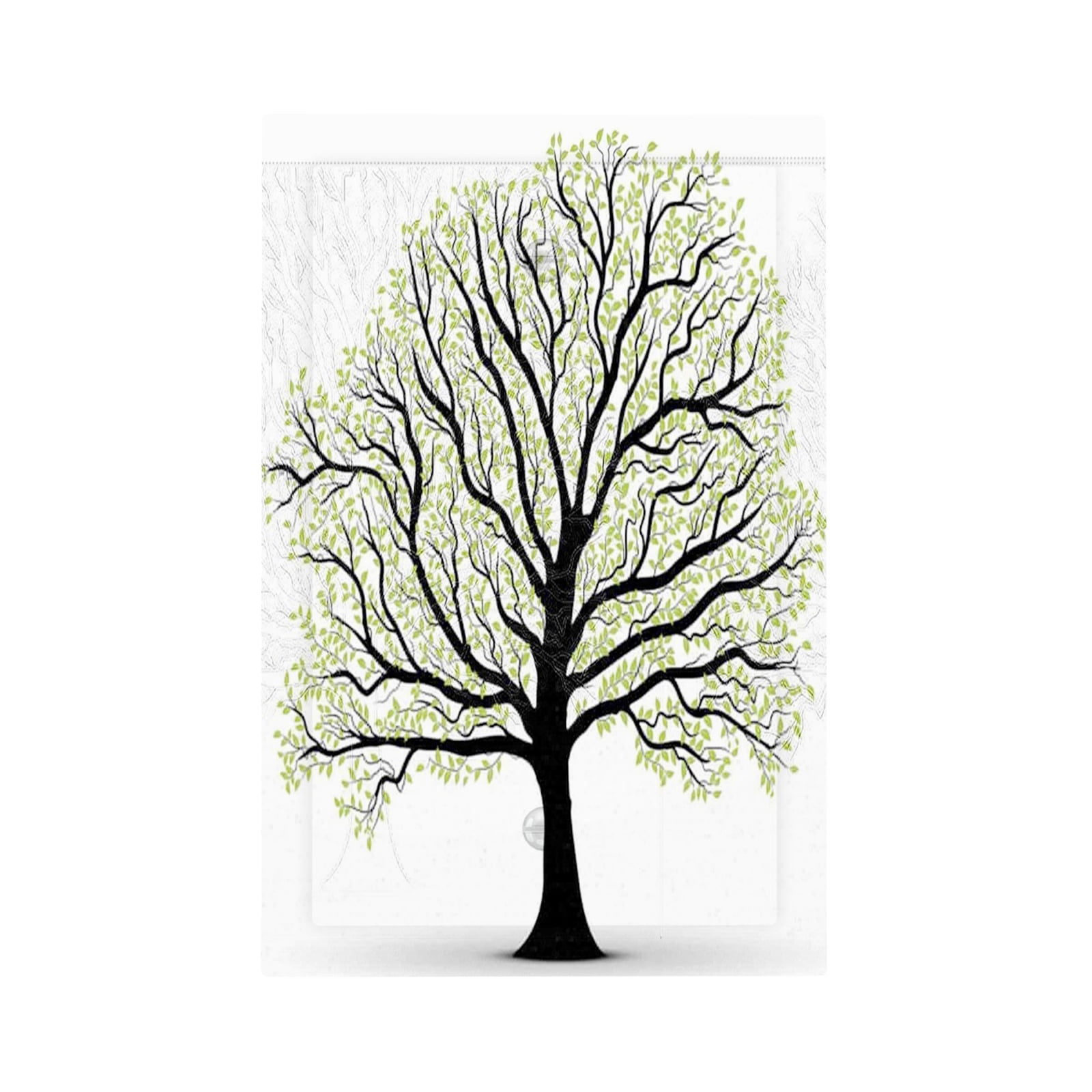 Tree of Life Light Switch Cover Plate Decorative,Big Old Leaves and ...