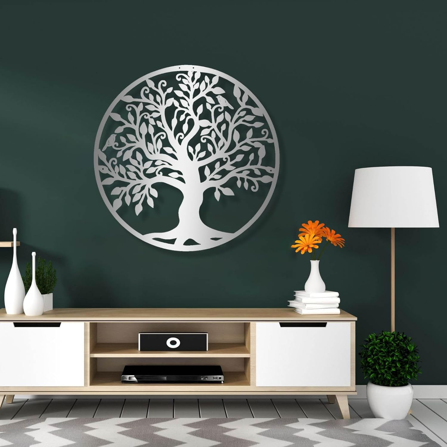 Tree of Life Metal Wall Art, Tree of Life Metal Wall Decor, Metal Wall ...