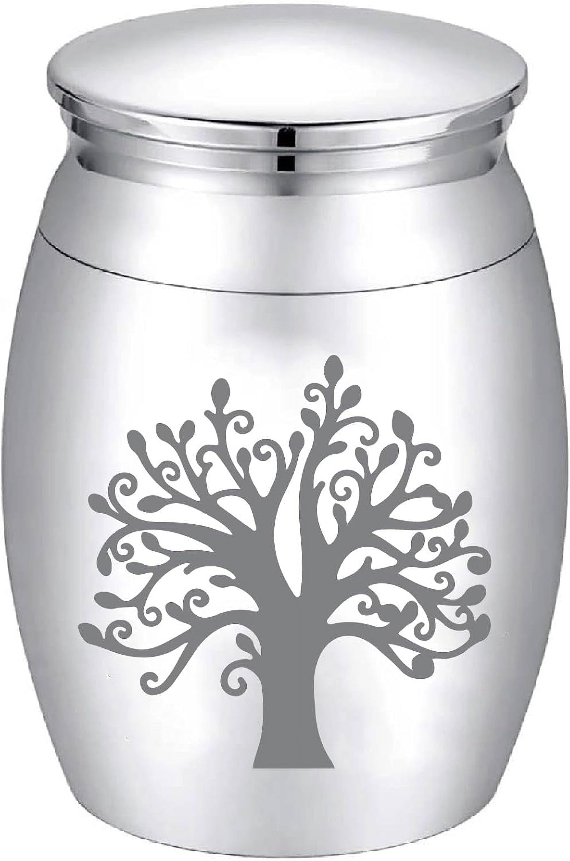 Tree of Life Mini Cremation Urn Small Keepsake Urns Ashes Holder Alloy ...