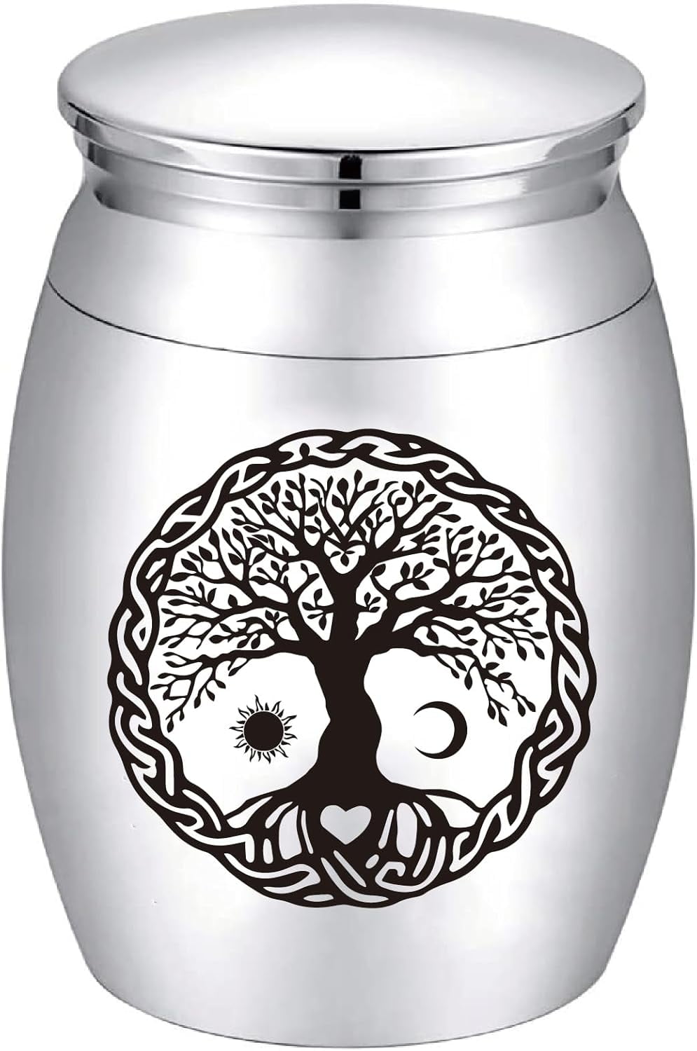 Tree of Life Mini Cremation Urn Small Keepsake Urns Ashes Holder Moon ...