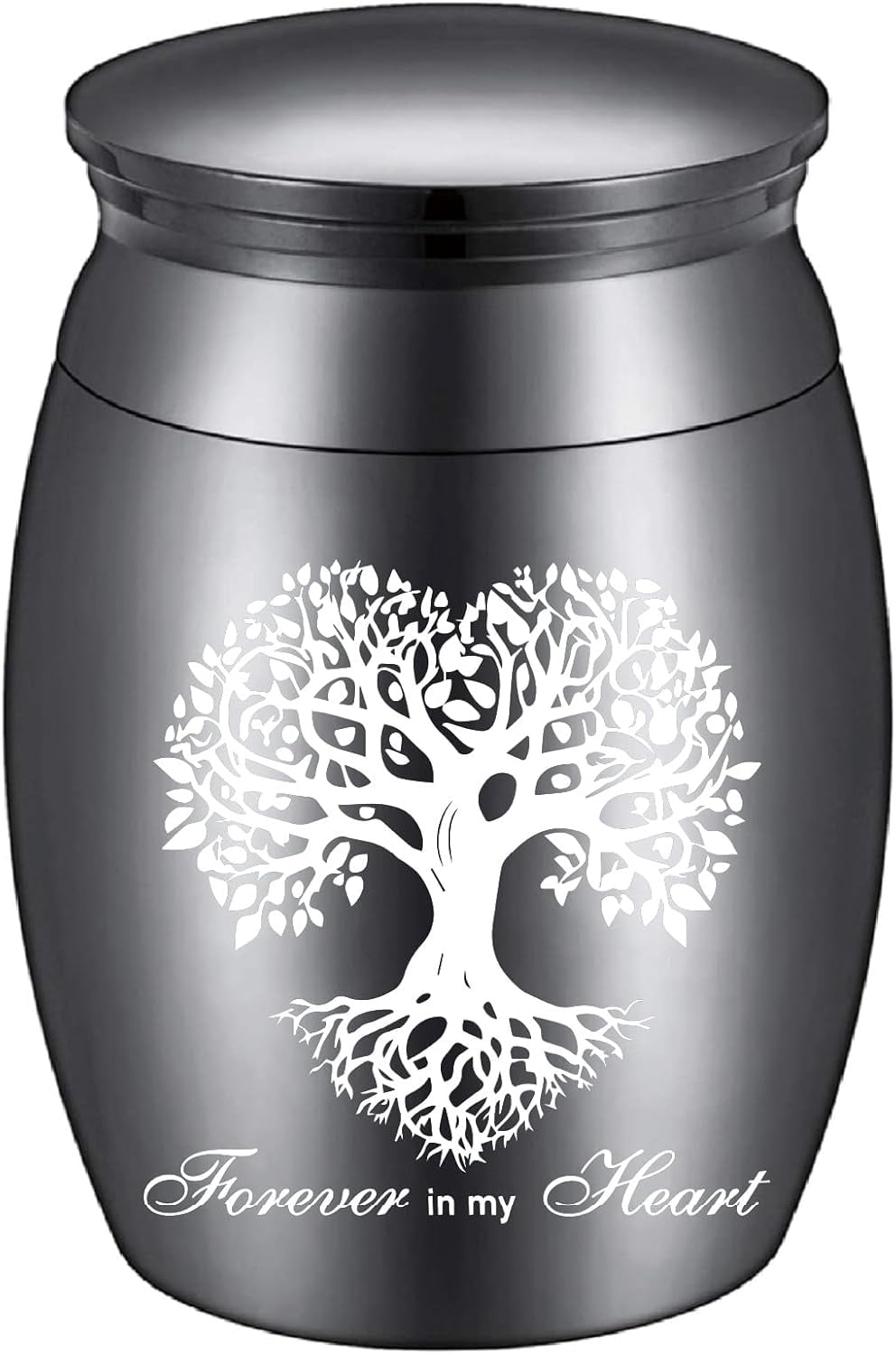Tree of Life Mini Cremation Urns Black Small Keepsake Urn for Human ...