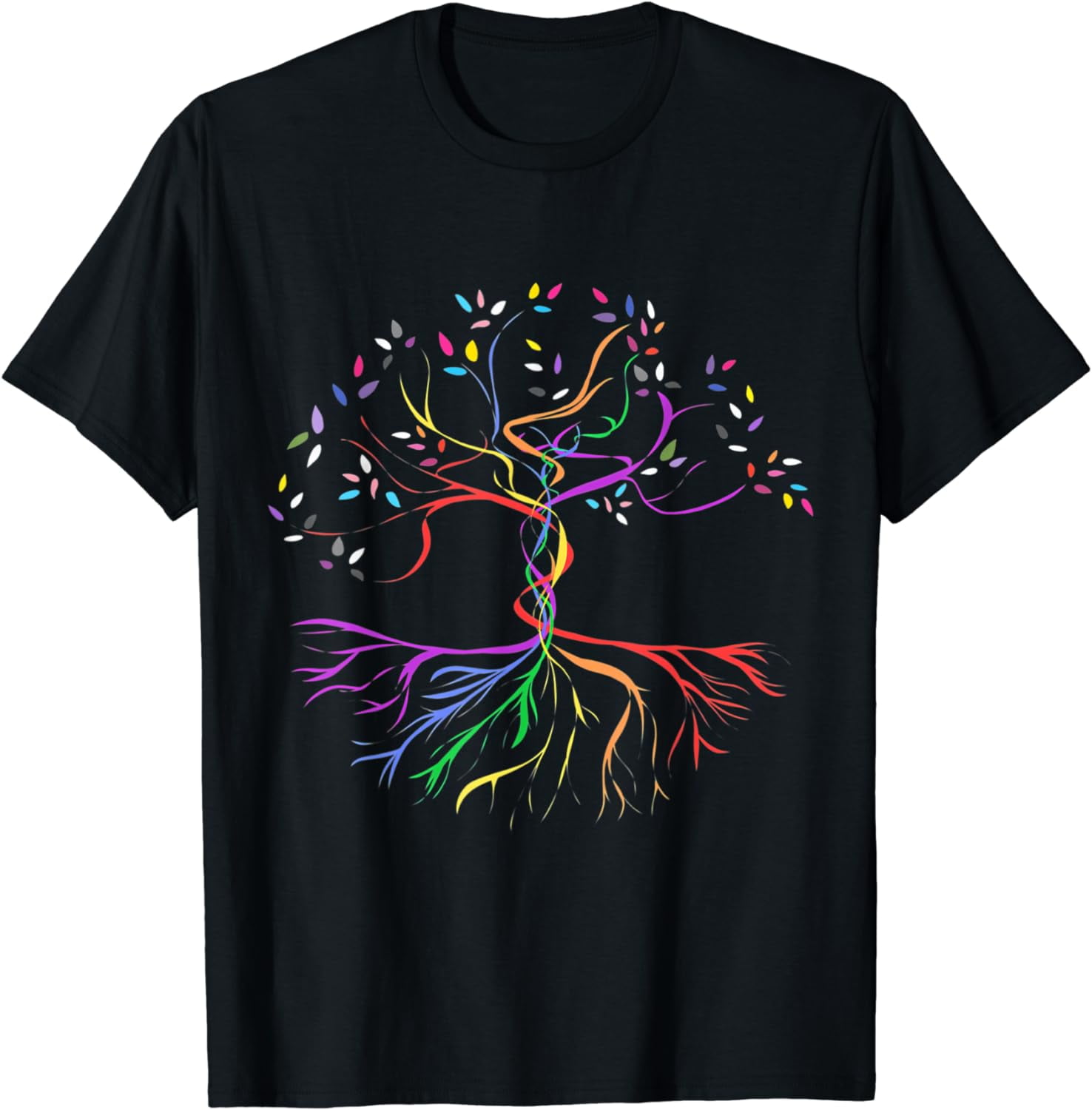 Tree Life Rainbow LGBT Cool Gay Pride Flag Ally T-Shirt - Walmart.com