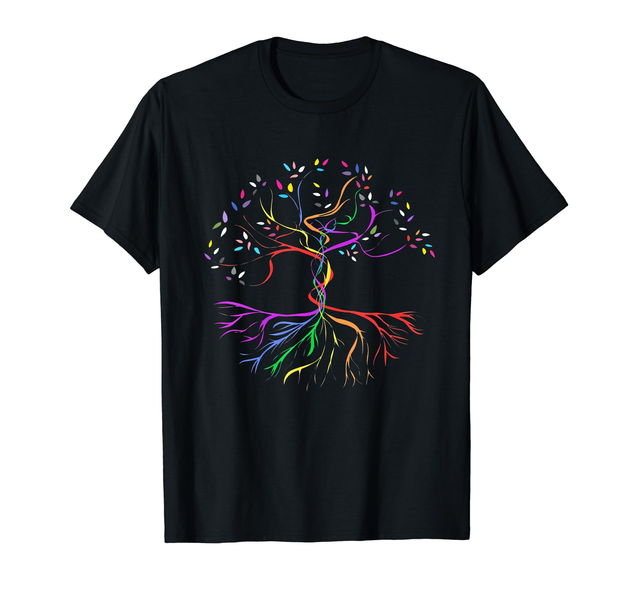 Tree Life Rainbow LGBT Cool Gay Pride Flag Ally T-Shirt - Walmart.com
