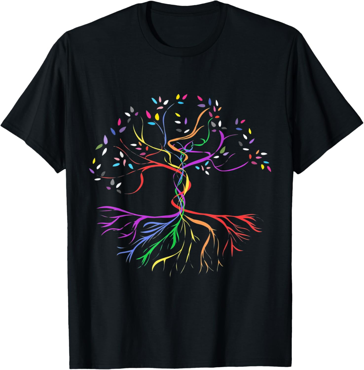 Tree Life Rainbow LGBT Cool Gay Pride Flag Ally T-Shirt - Walmart.com