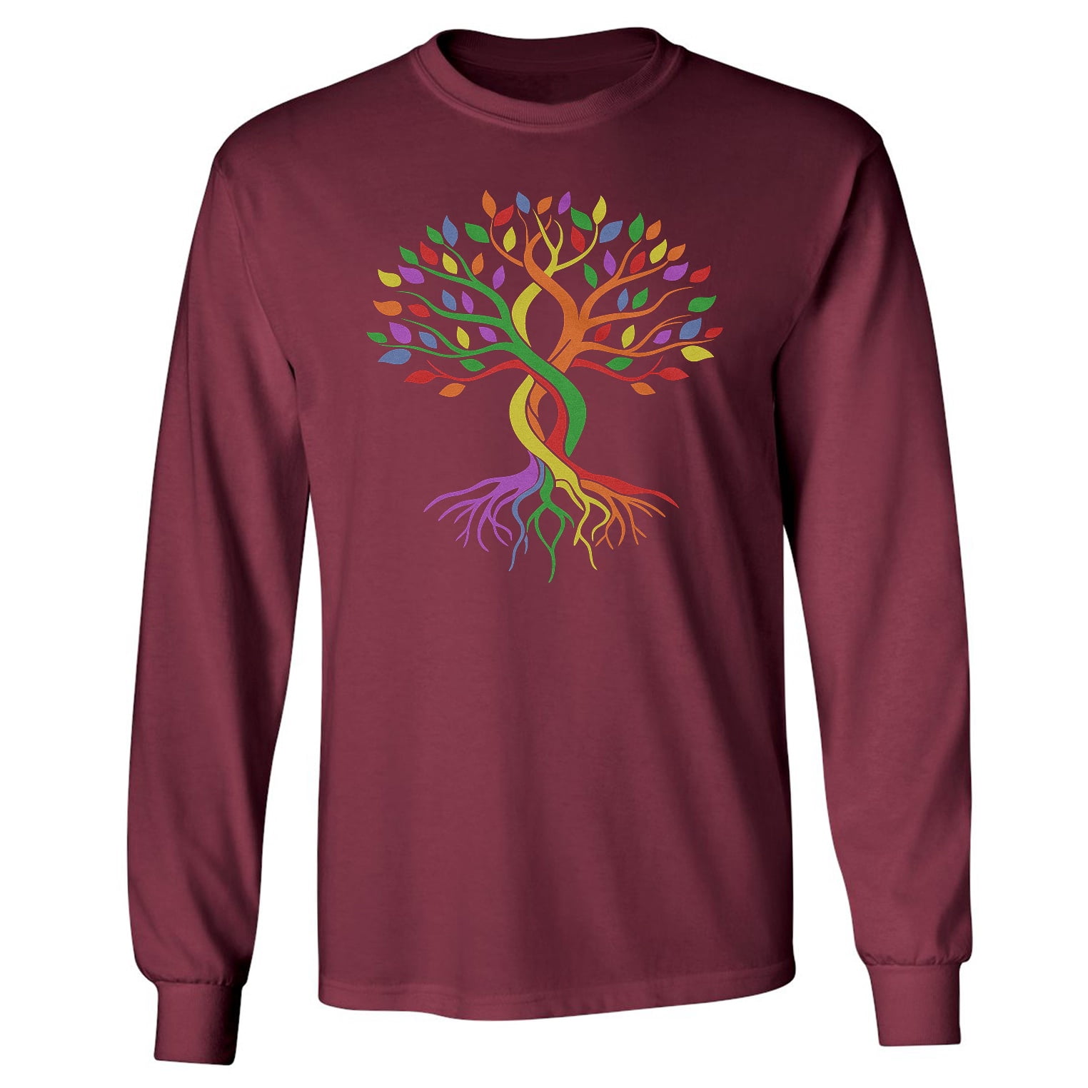 Tree Life Rainbow – LGBTQ Pride Month Tribute Long Sleeve T-Shirt ...
