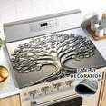 Tree of Life Stove Top Cover Retro Flower Gas Stove Top Cover for Home ...