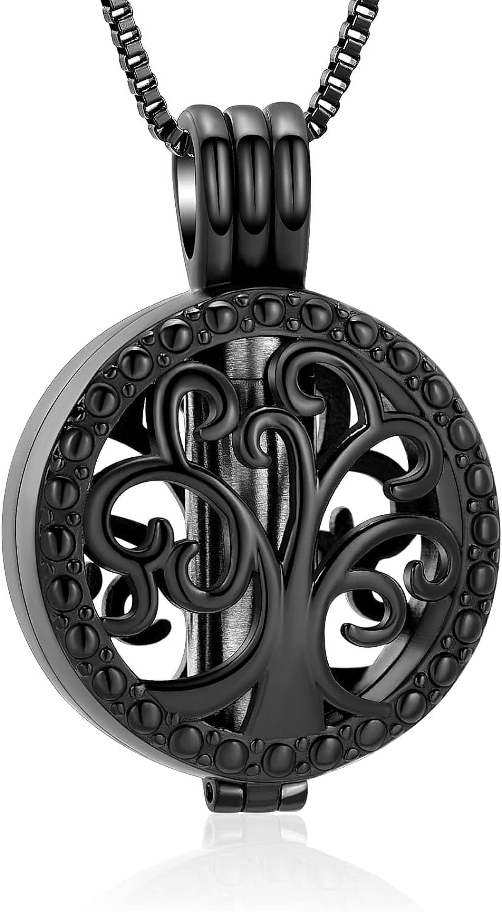 Tree of Life Urn Necklaces for Ashes Cremation Jewelry Locket Pendant ...