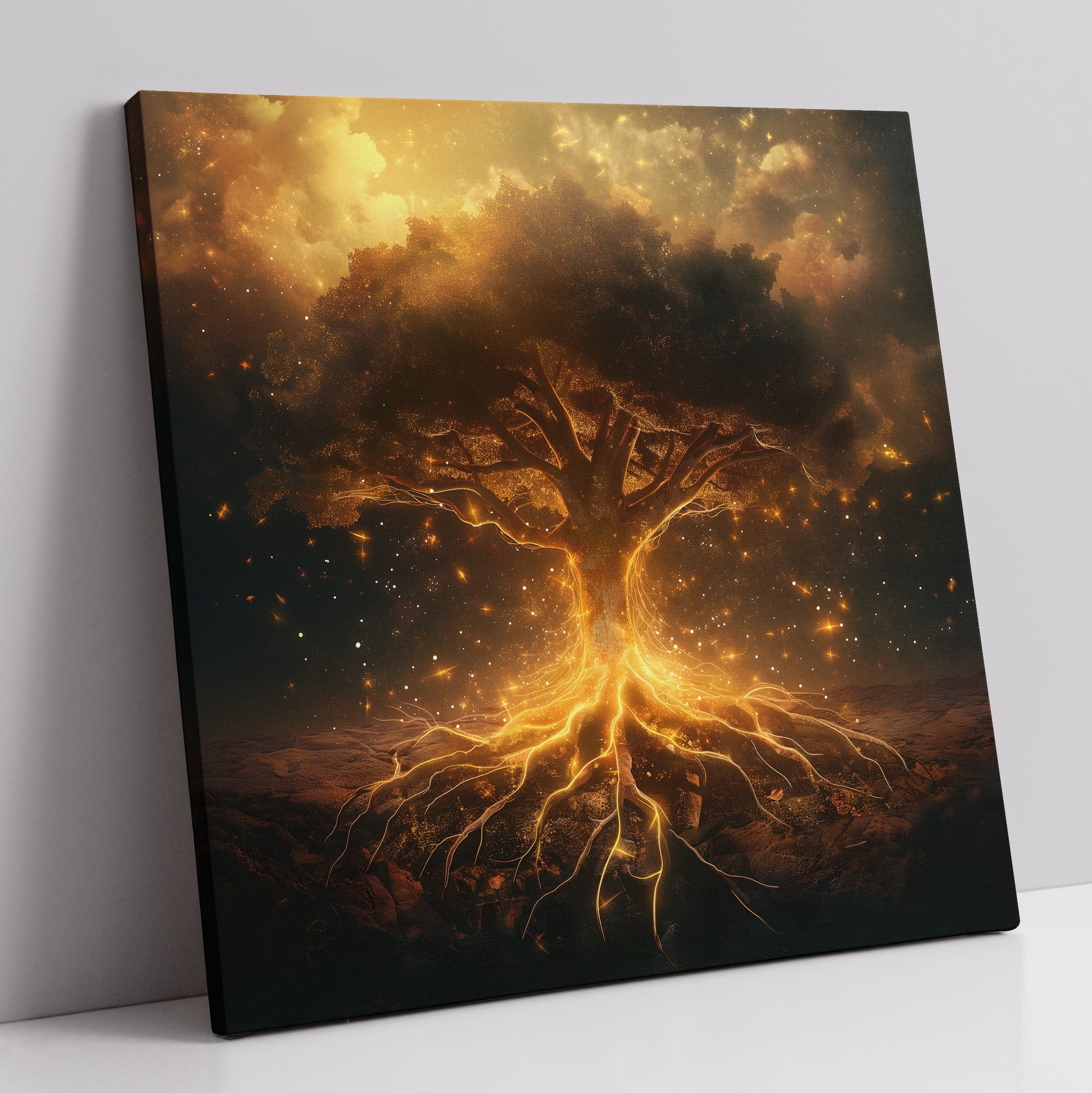 Tree of Life Wall Art, Tree with Life Energy Prints, Nature Abstract ...
