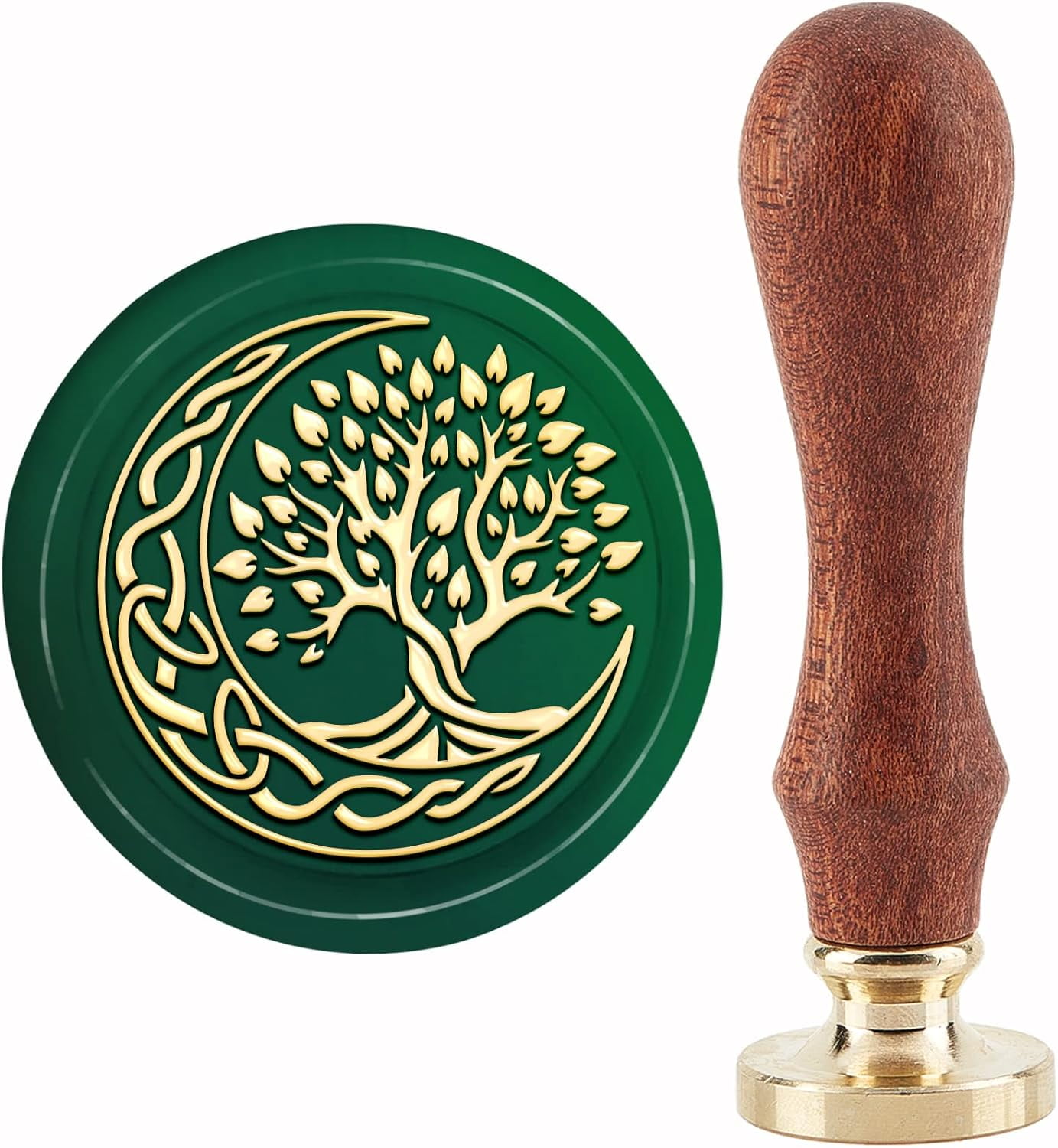 Tree Of Life Wax Seal Stamp Moon Vintage Sealing Wax Stamps Celtic Knot ...