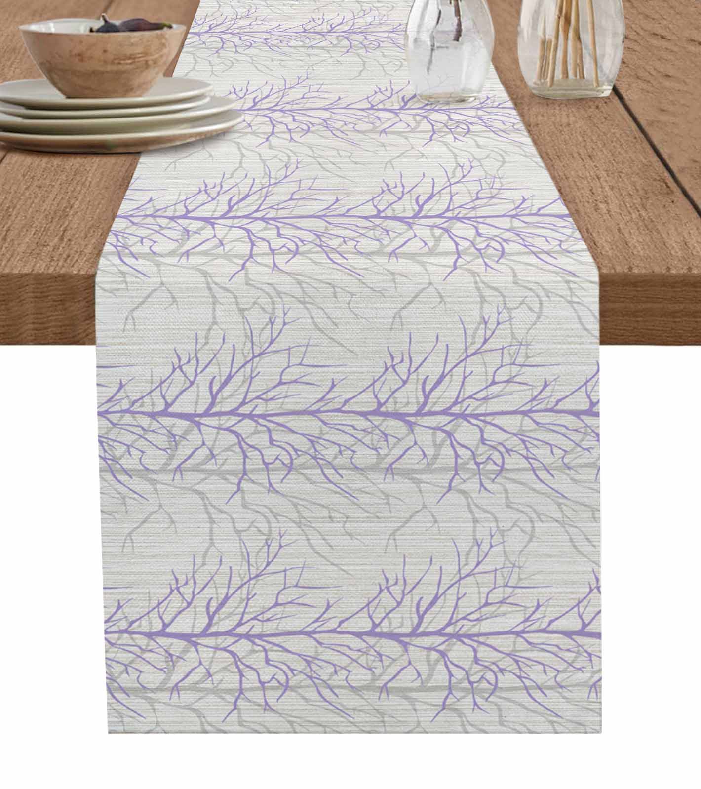 Tree Loop Graph Overlay Table Runner Ration Home R Dinner Table Ration Table R