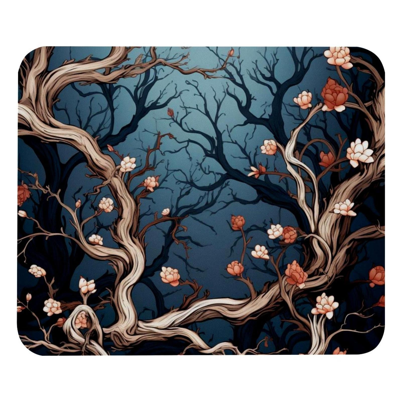 Tree Mouse Pad, Personality Design Rubber Base for Office Decor for ...